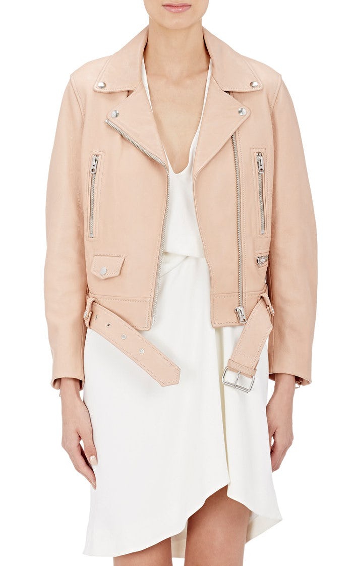 10 Leather Jackets With A Pop Of Color