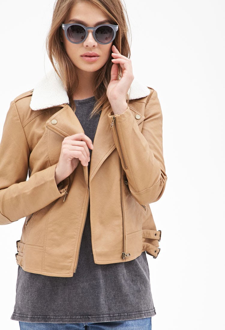 10 Leather Jackets With A Pop Of Color