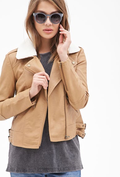 10 Leather Jackets With A Pop Of Color