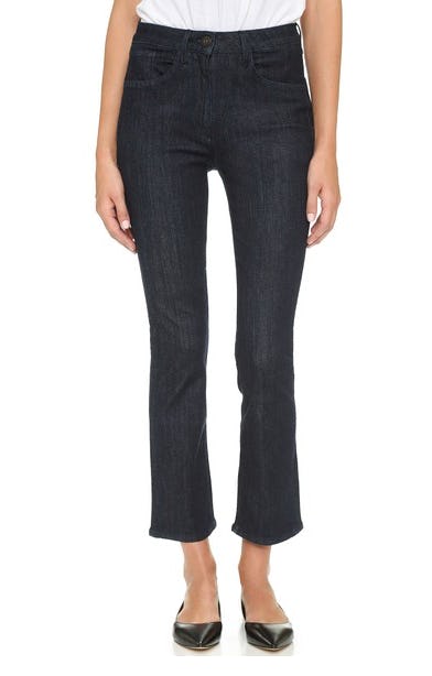 10 Best Cropped Flare Denim Jeans