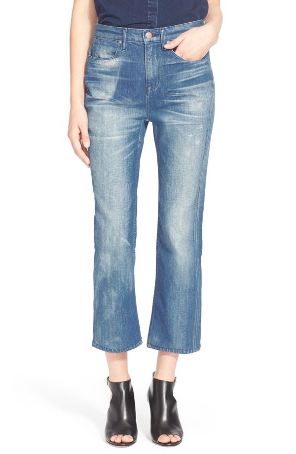 10 Best Cropped Flare Denim Jeans