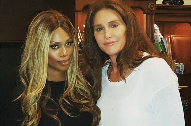 Laverne Cox Caitlyn Jenner Transgender Transition Late Late Show