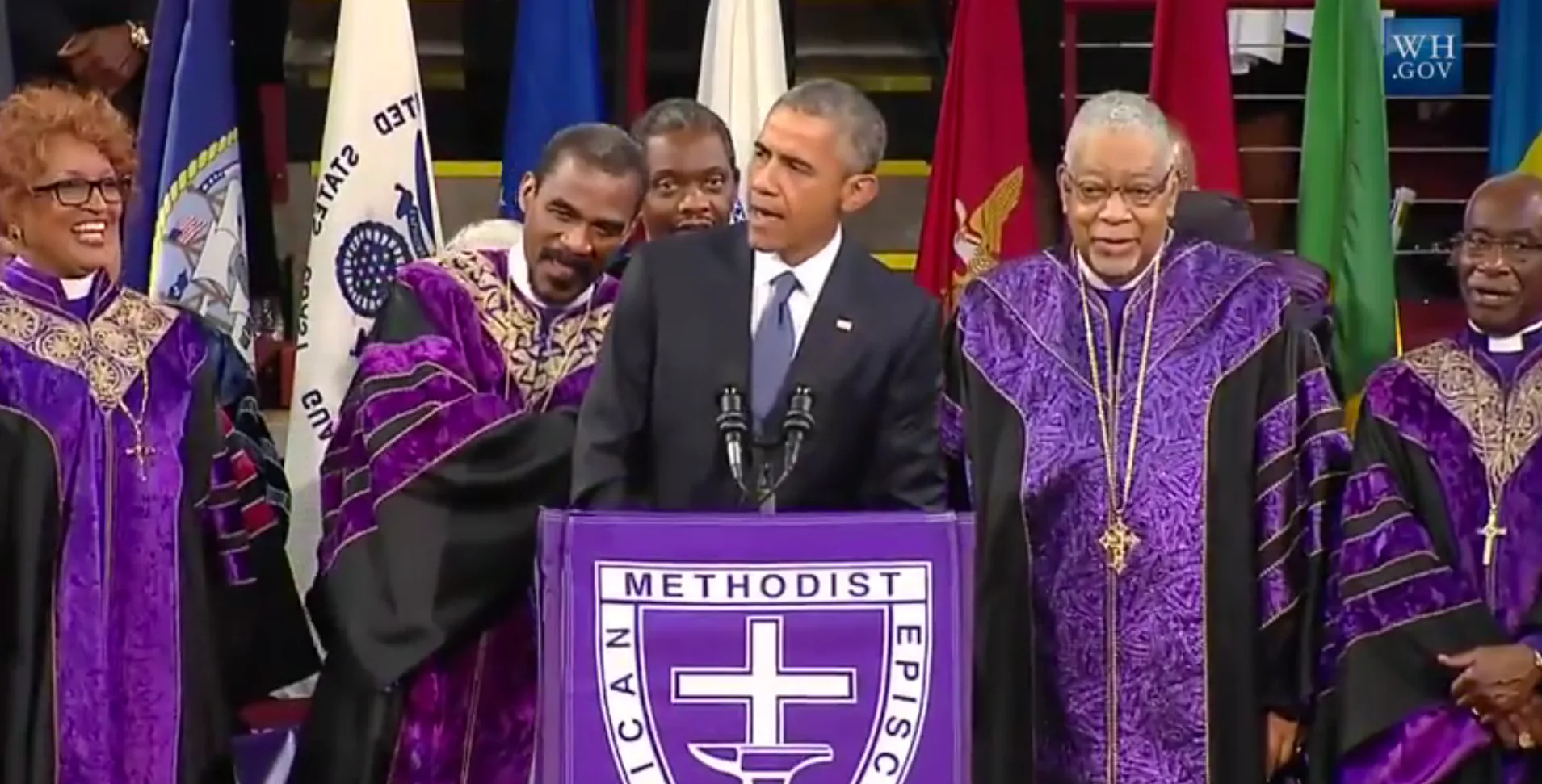 Watch Obama’s Moving Eulogy For Rev. Clementa Pinckney