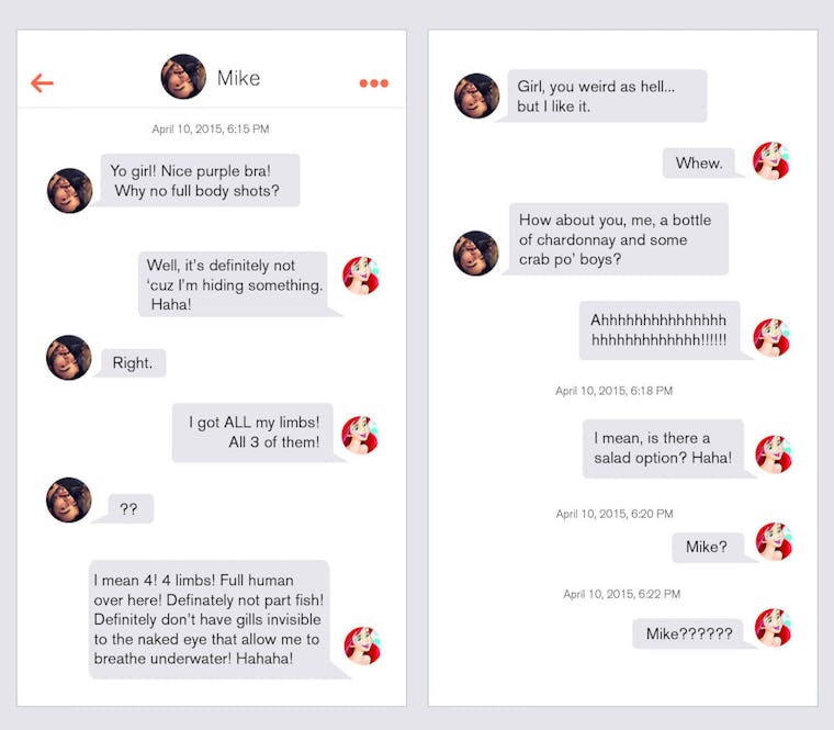 Disney Princess Tinder Profiles