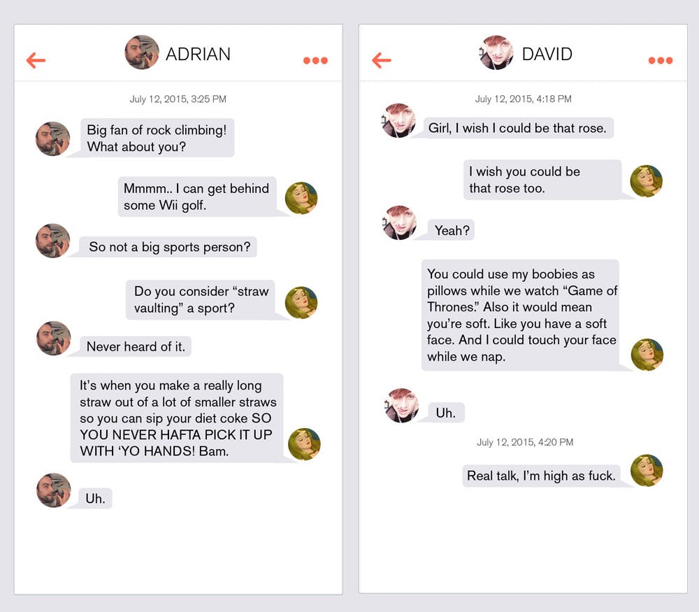 Disney Princess Tinder Profiles