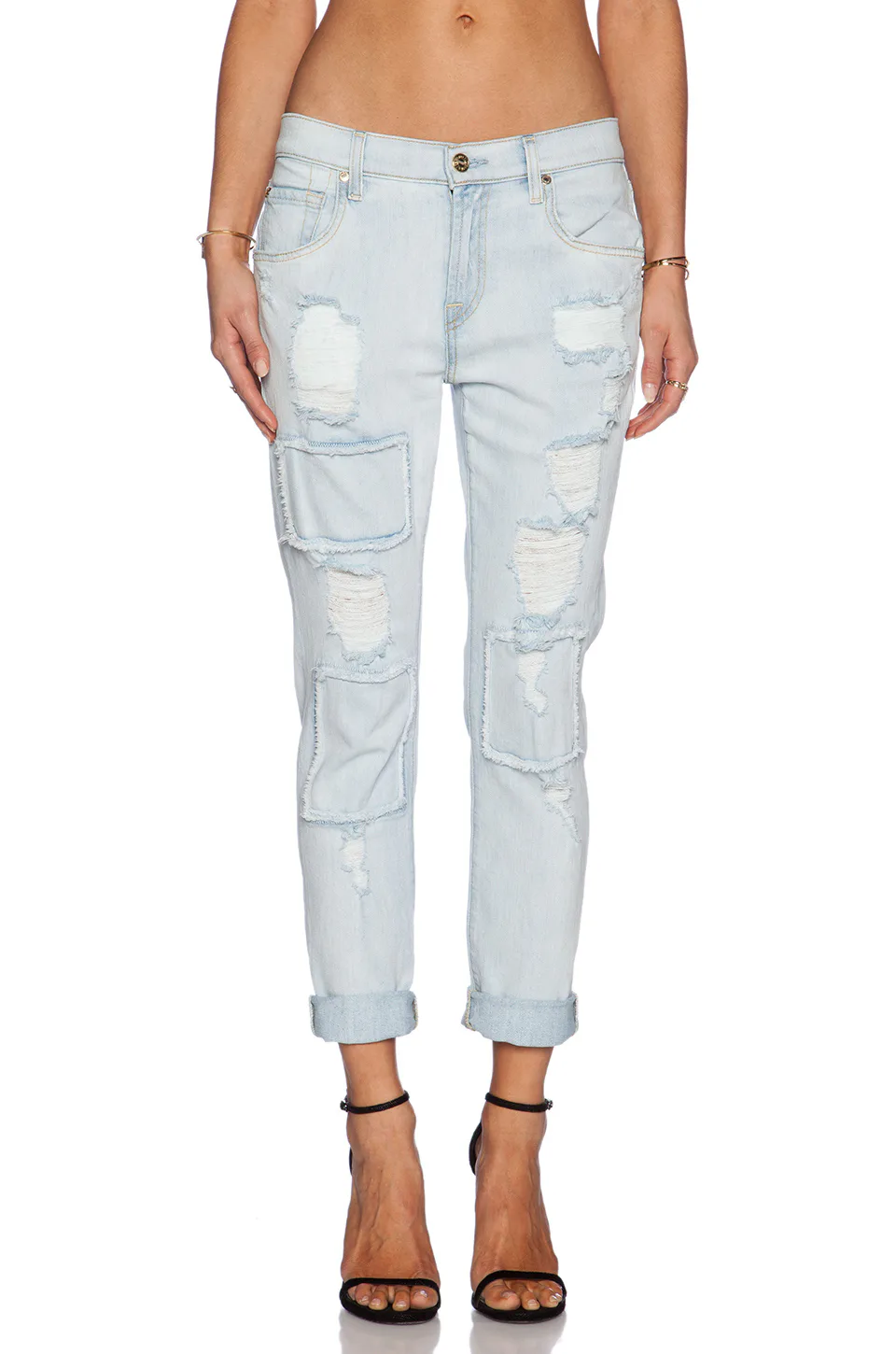 10 Easy-To-Wear Patchwork Jeans