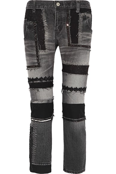 10 Easy-To-Wear Patchwork Jeans