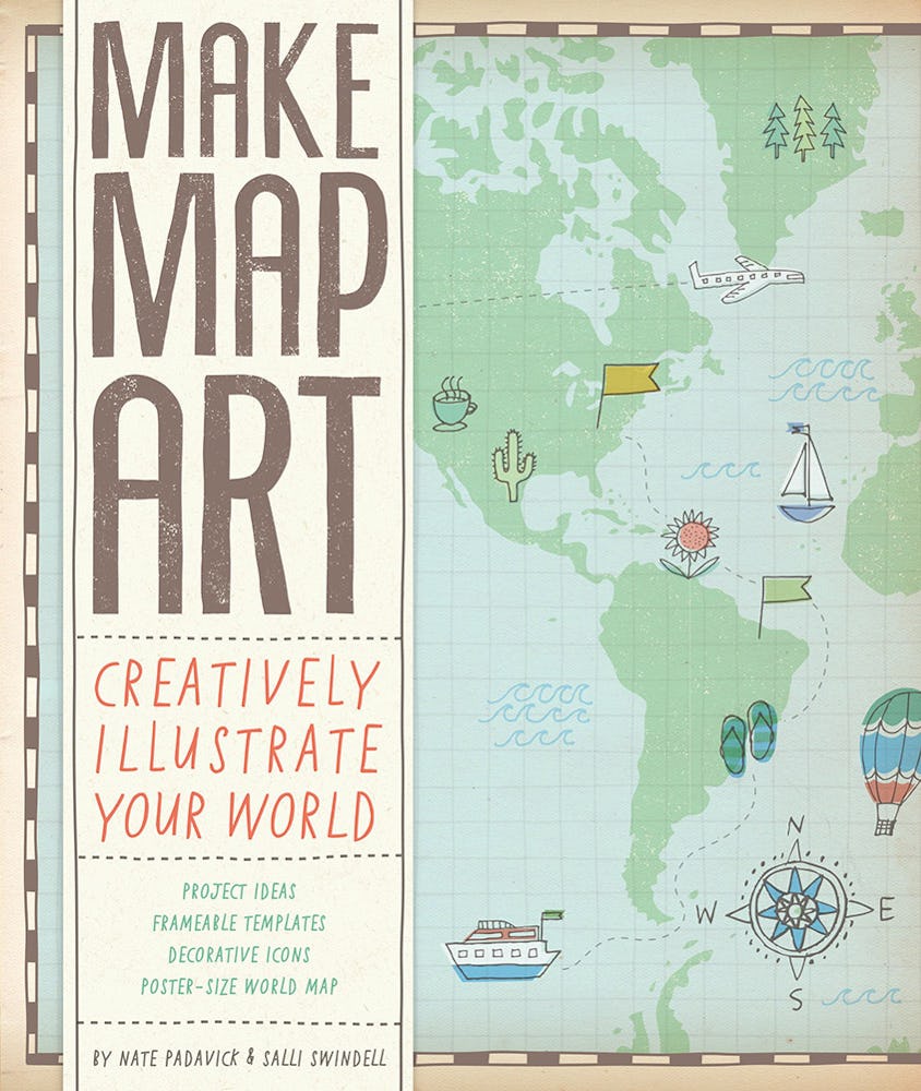 Freebie Friday: Map Art Book