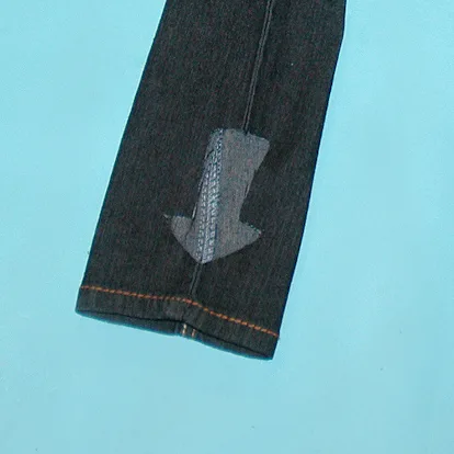 DIY Cut Out Jeans