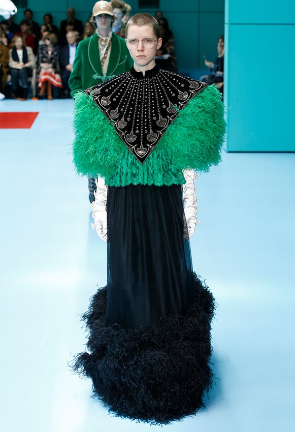 Gucci Sent Models Down The Runway Carrying Their Own Heads