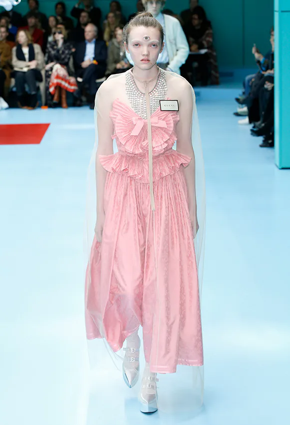 Gucci Sent Models Down The Runway Carrying Their Own Heads