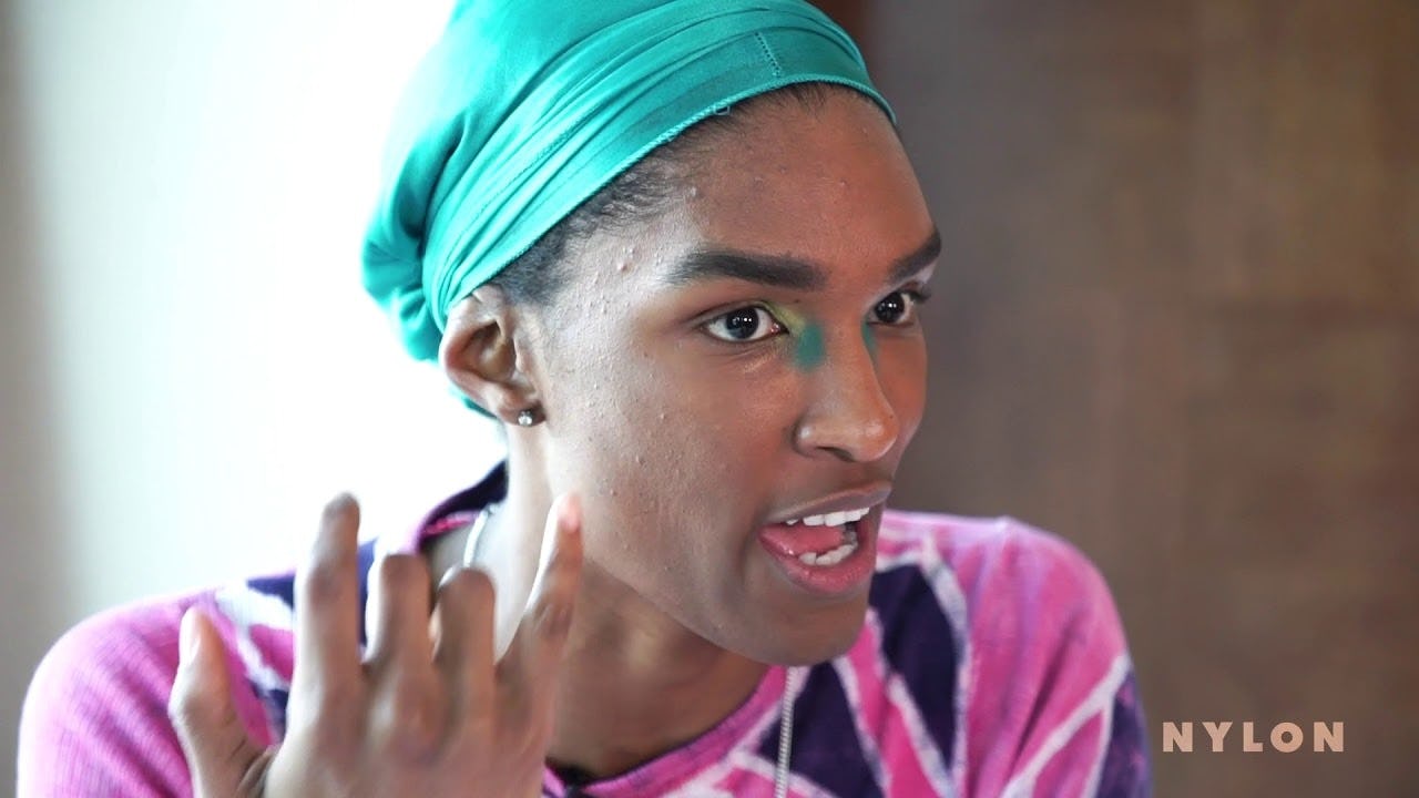 Watch As Model Ari Fitz Uses Makeup As "War Paint"