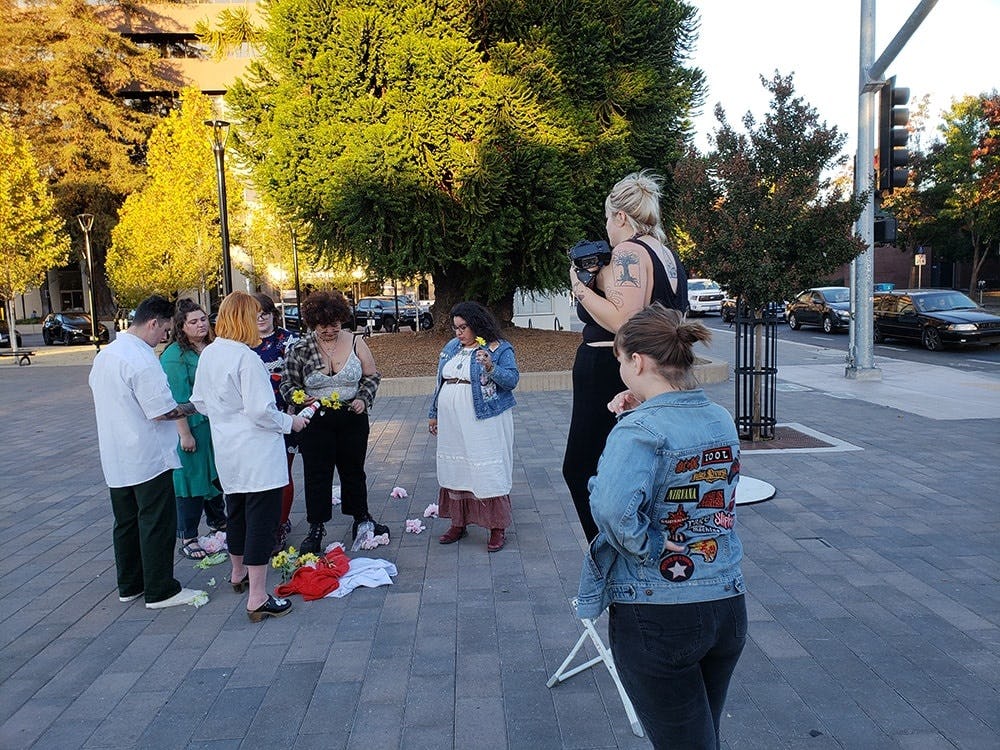 On March 8, Fat Women Reimagine An Iconic Anti-War Photo