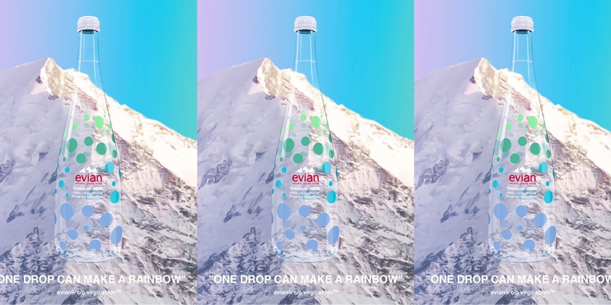 Virgil Abloh Is Designing A Water Bottle For Evian
