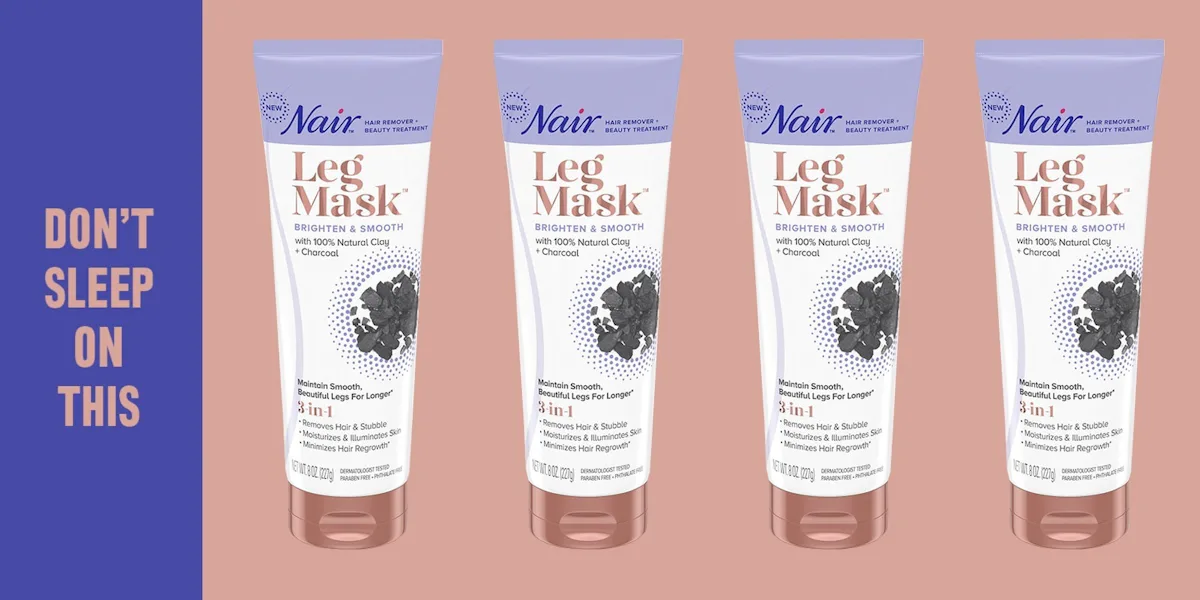 This Mask Gets Rid Of My Super-Thick, Dark Leg Hair