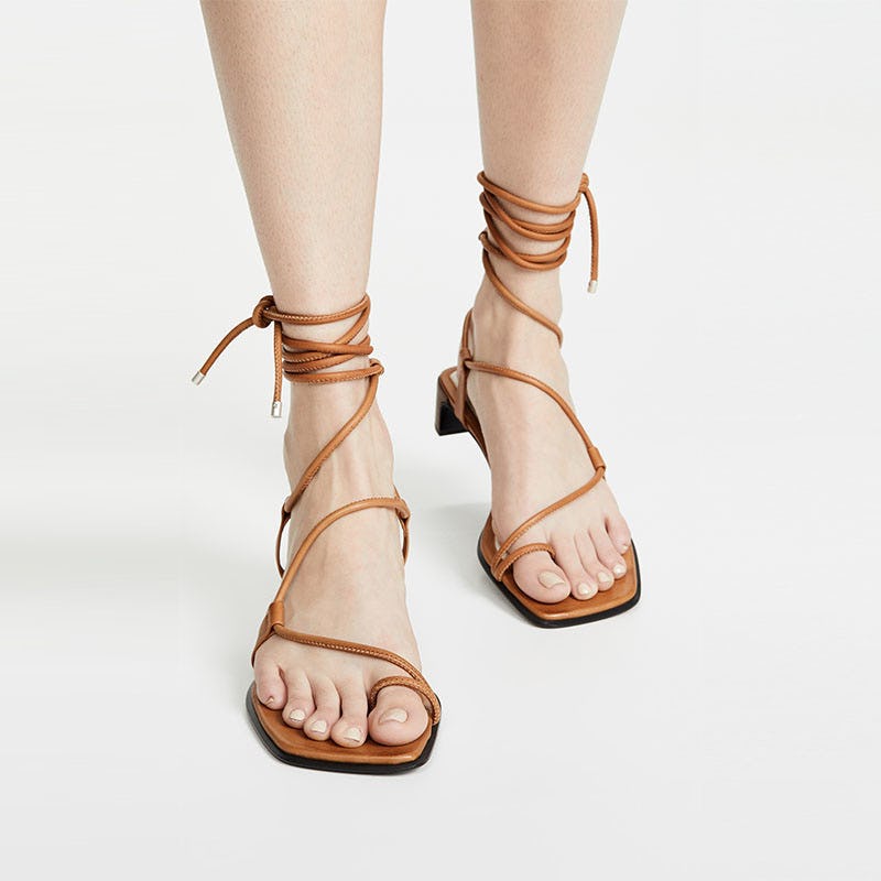 The Best Square-Toed Sandals To Wear In Summer And Fall