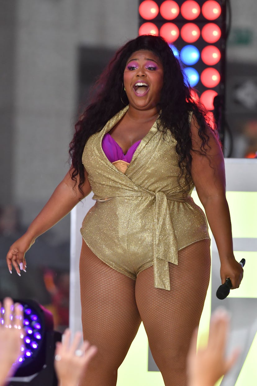 Lizzo Wore The Prettiest Purple Makeup On The Today Show
