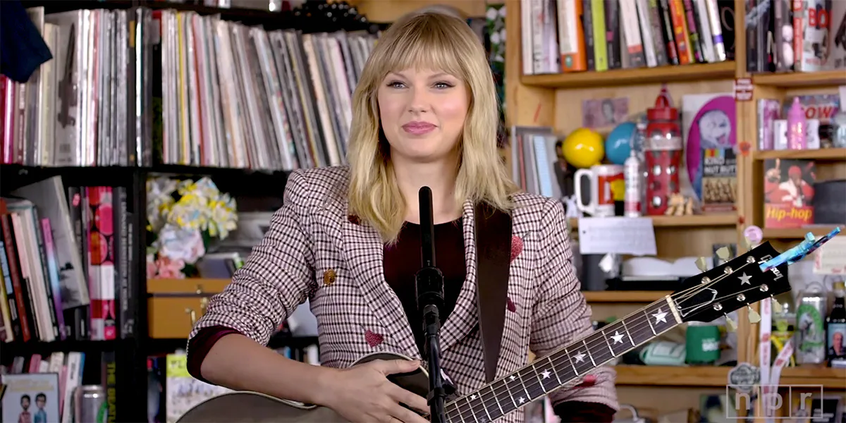 Taylor Swift Plays 'Lover' For NPR Tiny Desk