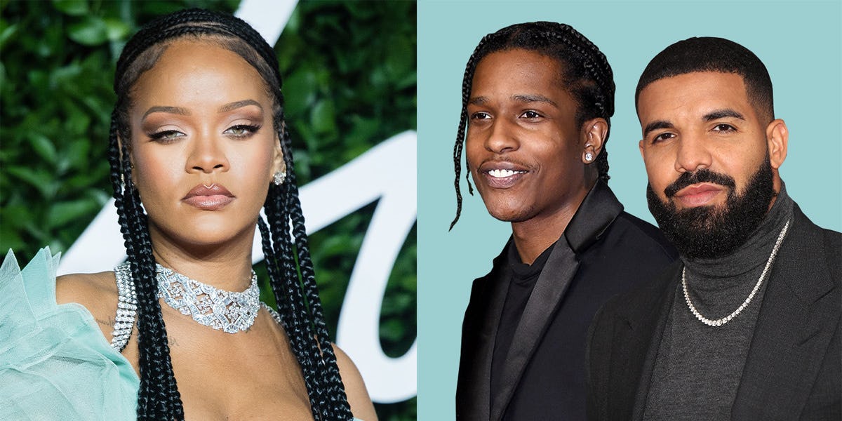 Rihanna Spotted With Drake, ASAP Rocky After Breakup