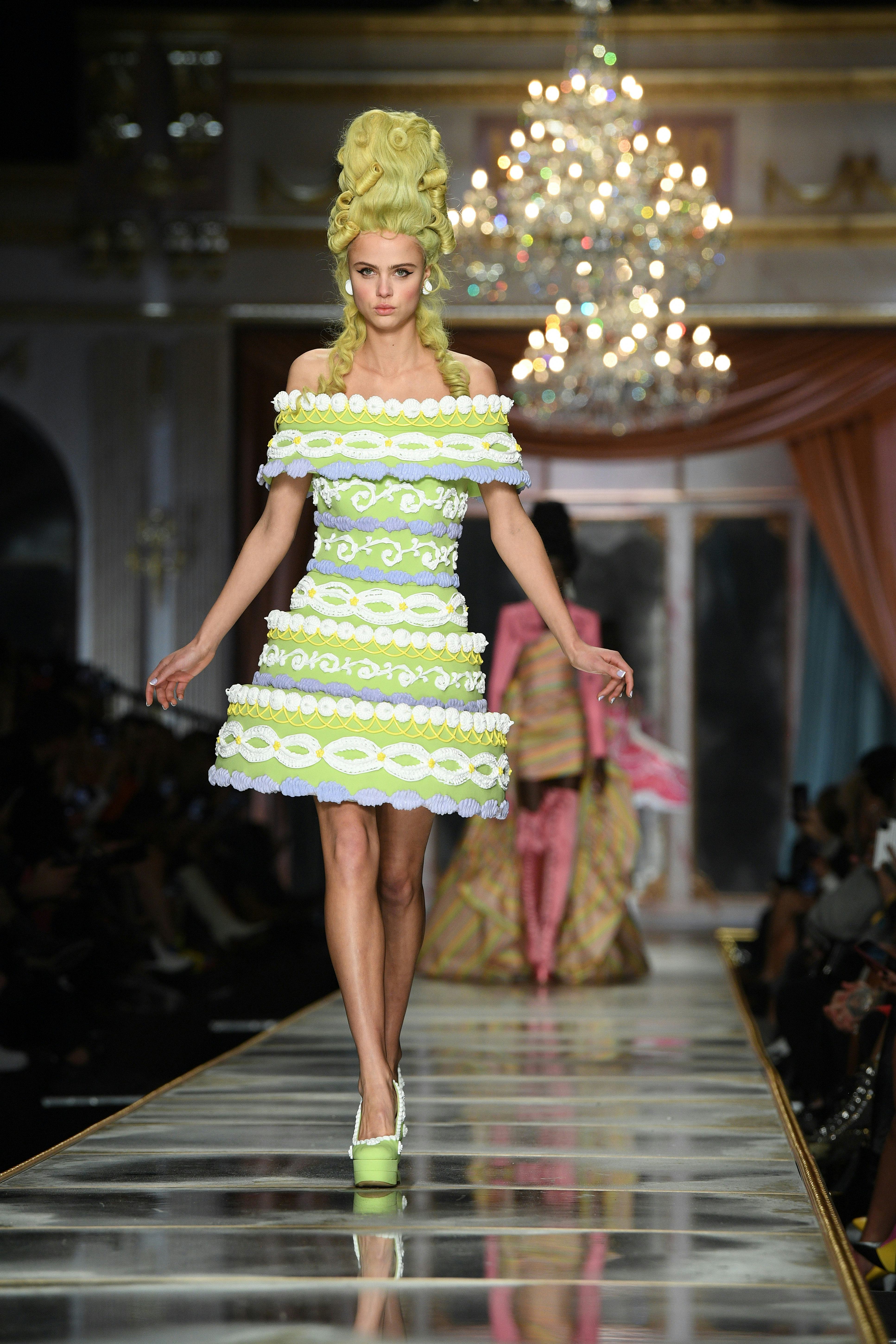 Moschino's Fall 2020 Show Was Like Versailles On The Runway