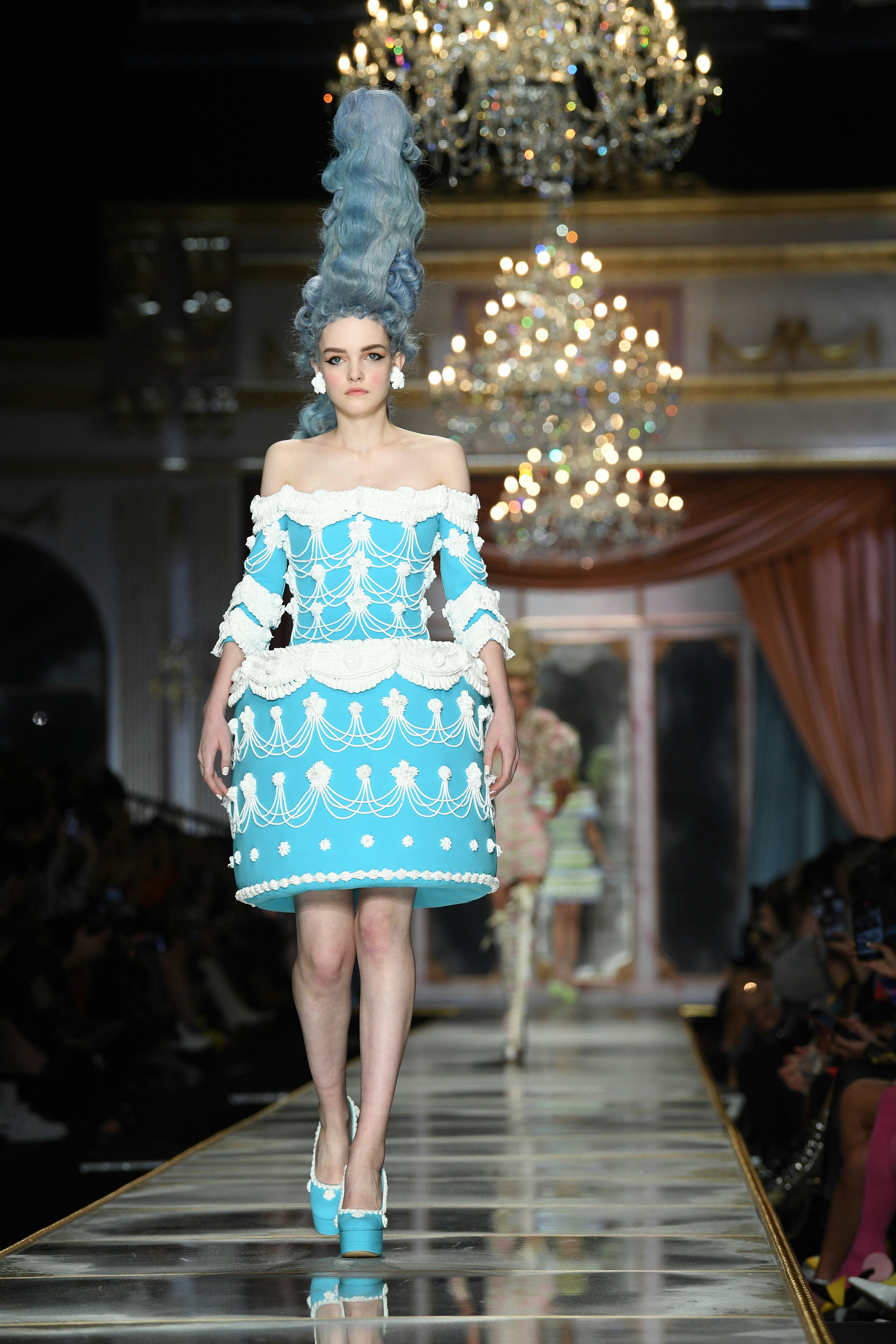Moschino's Fall 2020 Show Was Like Versailles On The Runway