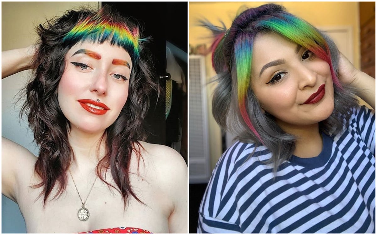 Rainbow Bangs Is The New Hair Color Trend Sweeping Instagram