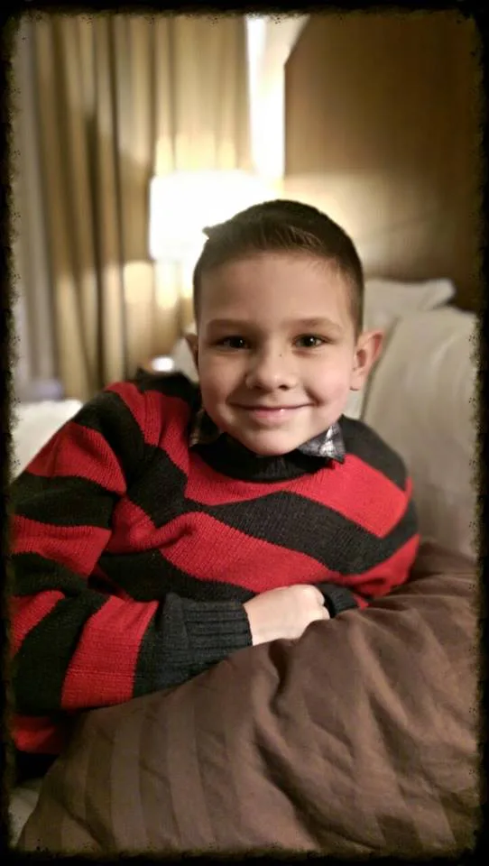 7-Year-Old Carter Gentle Started Feeling Better About His Surgical ...