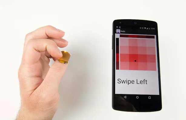 NailO Is A Nail Sticker That Lets You Use Your Phone Or Computer ...
