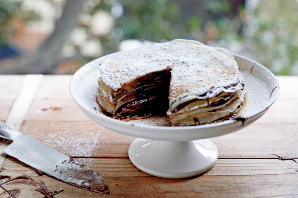 How to Make a Nutella Crepe Cake, AKA Your New Favorite Dessert