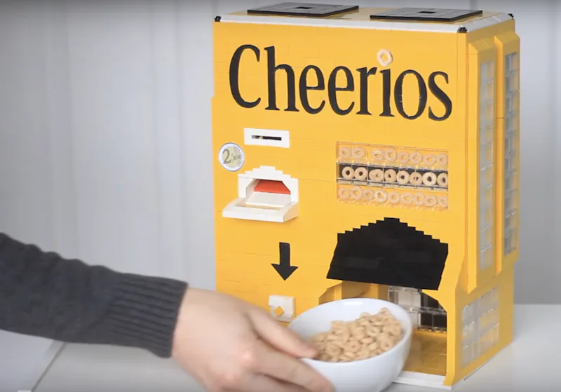 This LEGO Cereal Machine Is Completely Changing The Breakfast Game — VIDEO
