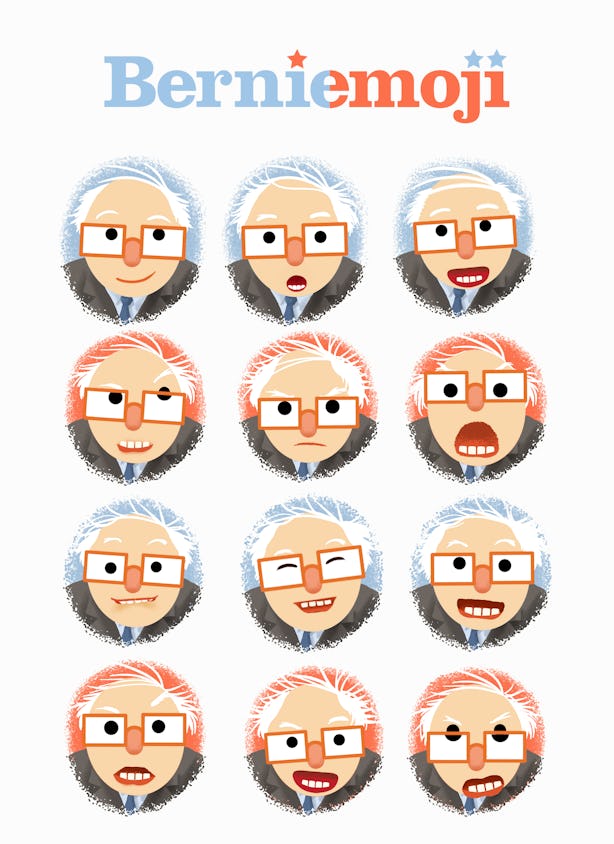 7 Ways Bernie Sanders Emojis, aka Berniemojis, Are Seriously The Best ...