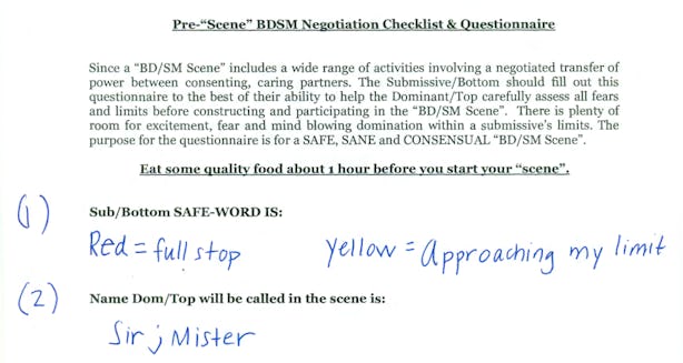 BDSM Contracts Really Exist — I'm A Sexual Submissive And Here's How ...