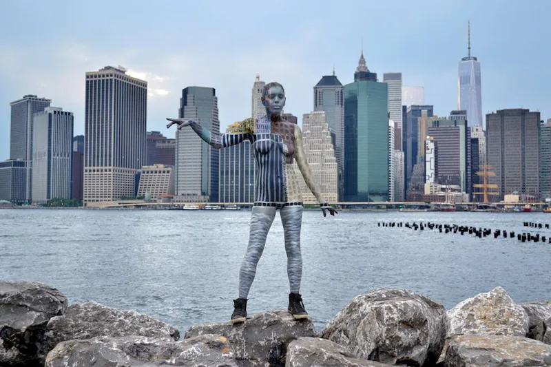 Artist Trina Merry's Work Combines Skyscrapers With The Human Body For ...