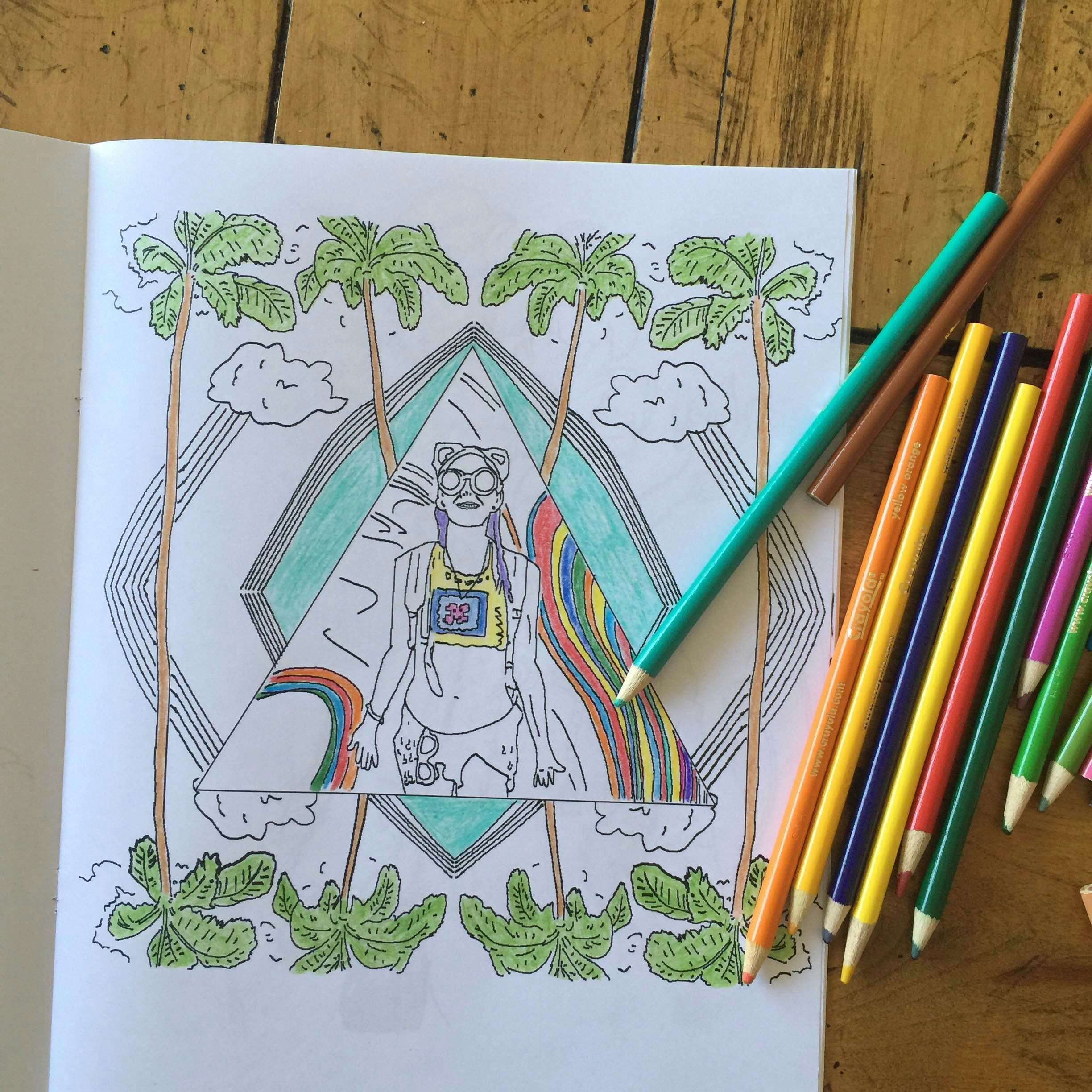 'Color Me Book' Makes Your Instagram Into An Adult Coloring Book ...