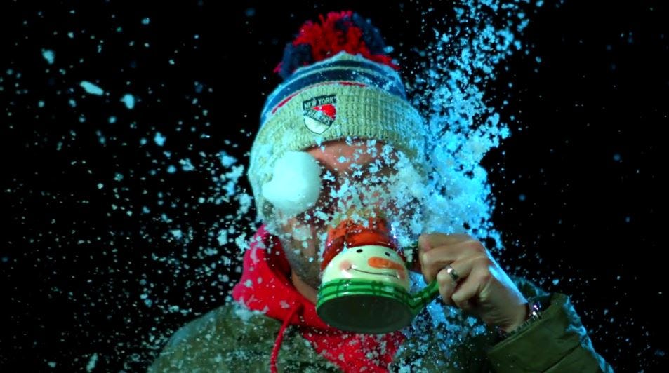 This Video of Snowballs Hitting People in the Face in Slow Motion Is ...