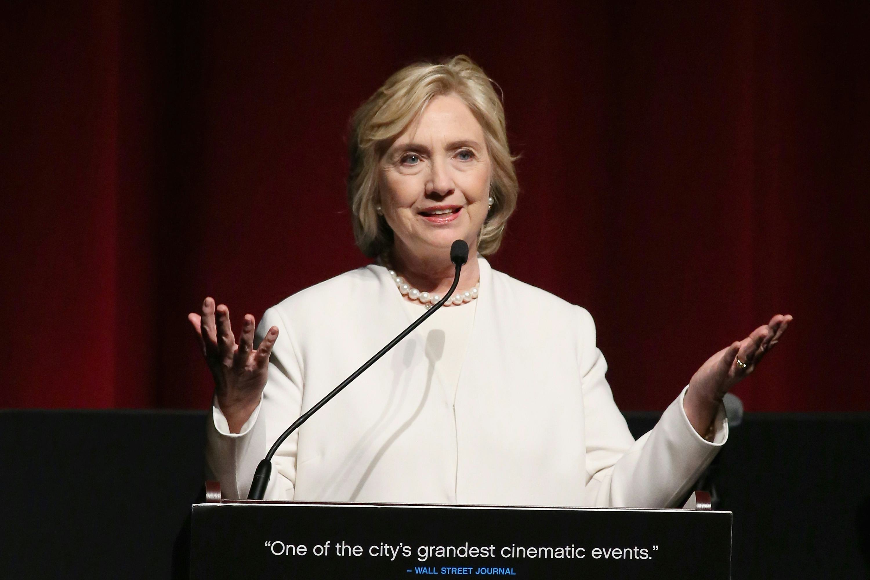 Hillary Clinton Speaks Out About Women's Rights At Historic Documentary ...