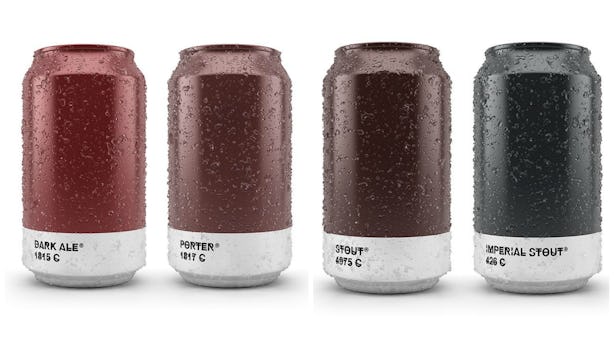 These Pantone Beer Cans Perfectly Organize Your Favorite Brews by Their ...