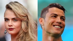 Cristiano Ronaldo's Eyebrows And Cara Delevingne's Eyebrows Face Off In ...