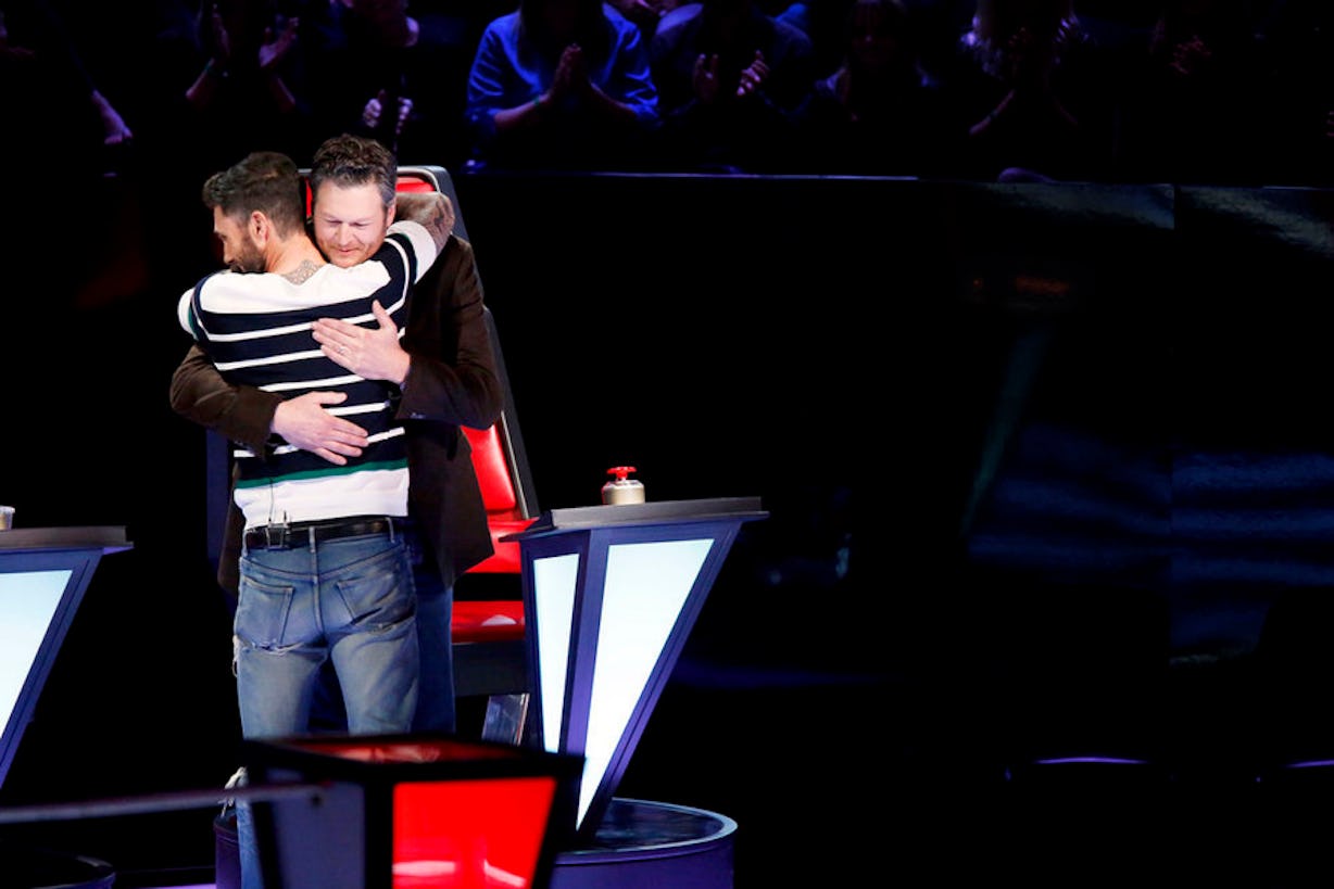 Here's Your Official Blake Shelton & Adam Levine Bromance Meter — CHART
