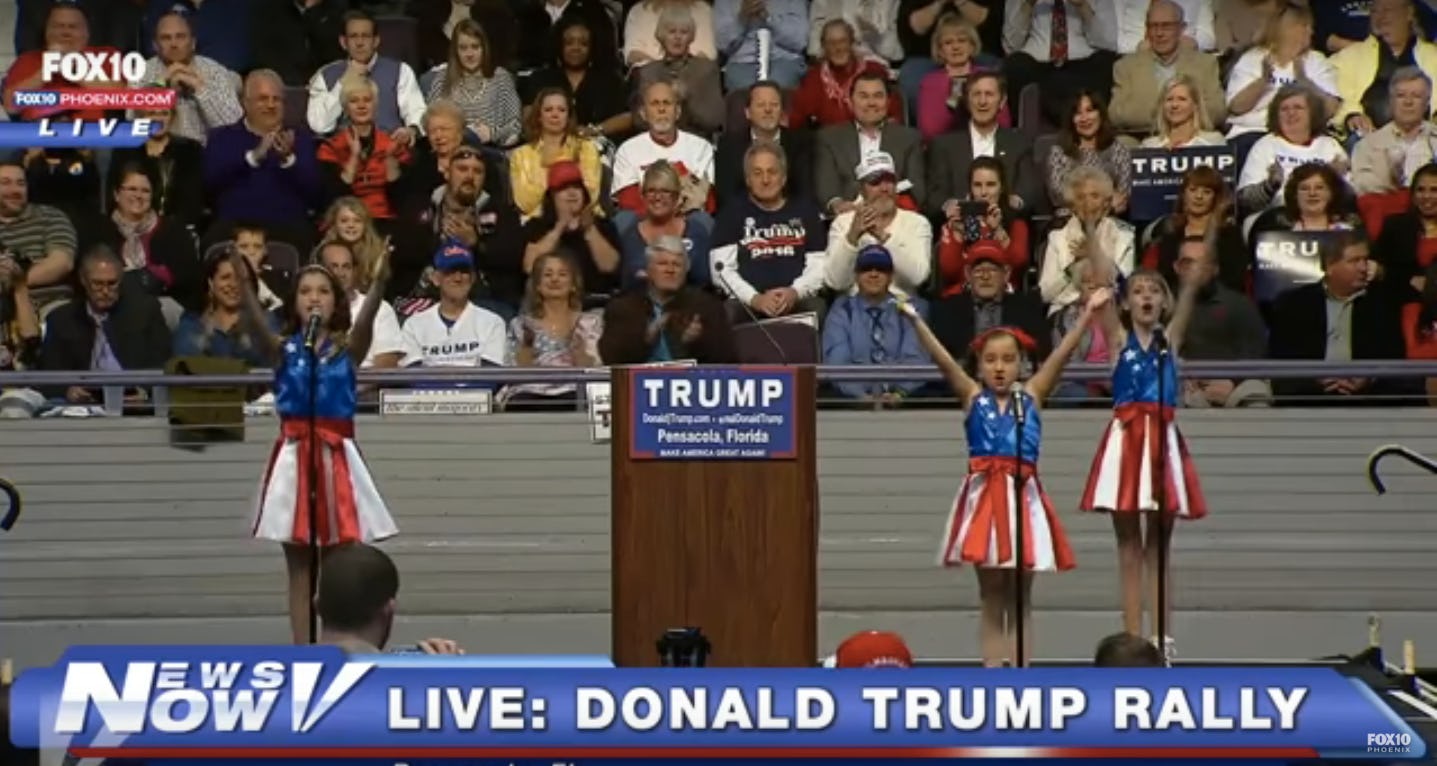 The Donald Trump "Freedom Kids" Performance Is Patriotic, Sure, But ...