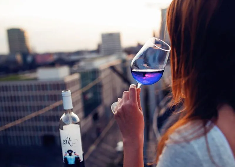 What Is Blue Wine? It Pairs Best With Nachos And Guac, So Listen Up, Y'all
