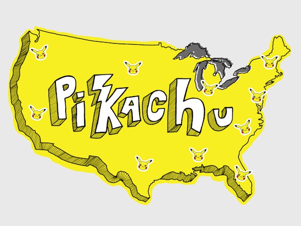Where To Catch Pikachu In "Pokemon Go," According To This Helpful Map