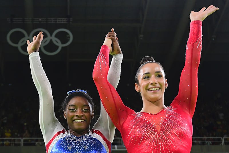 Simone Biles & Aly Raisman Are Triumphantly Sharing The All-Around ...