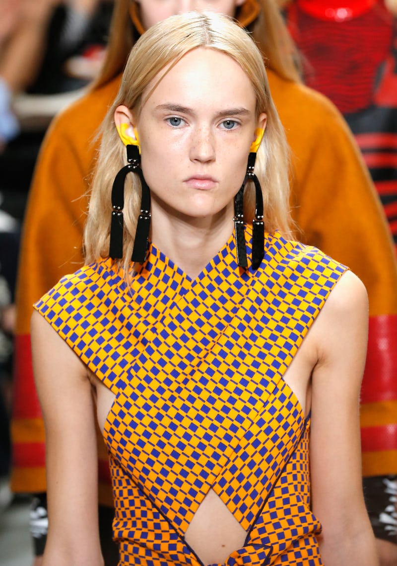 What Is Ear Makeup? This New Beauty Trend Is All Over Fashion Month