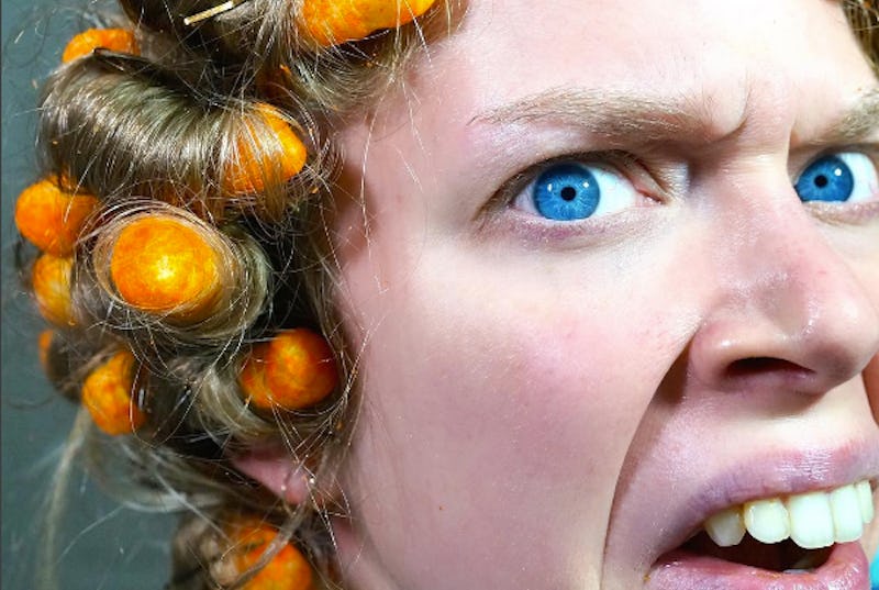 Grav3YardGirl's Cheetos Hair Tutorial Is The Strangest Beauty Hack You ...