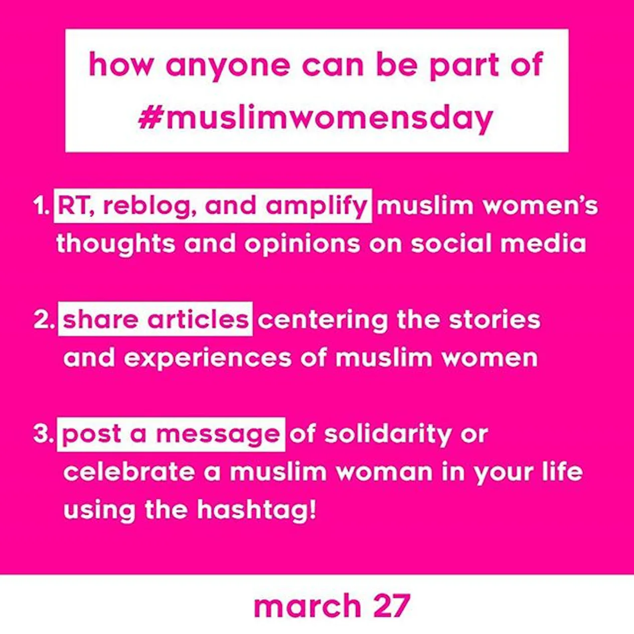 7 Ways You Can Make Sure Muslim Women's Day Gets The Recognition It ...