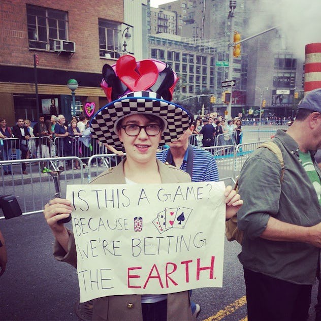 19 Clever People's Climate March Sign Ideas