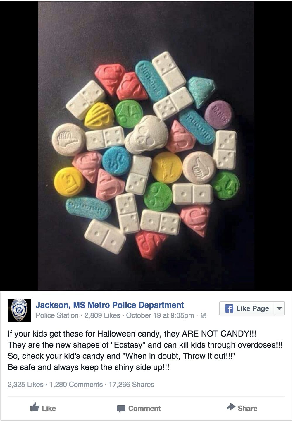 That Viral ‘Candy-Shaped Drugs’ Halloween Warning Is A Massive Urban Myth