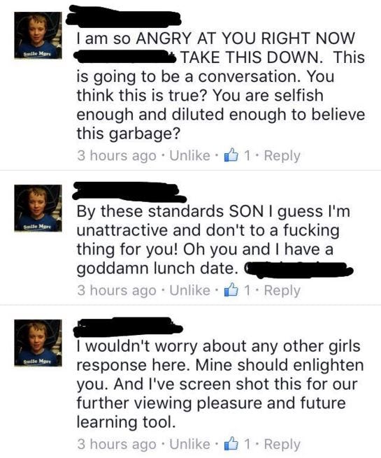 Son Posts An Obnoxious Meme, Mom Trolls Him In The Best Way