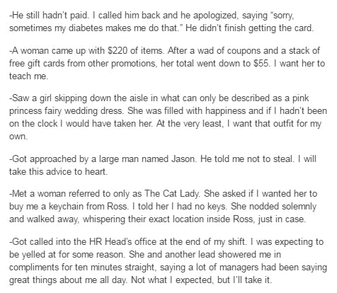 Guy Documents His First Week Of Work At Target And It’s Amazing